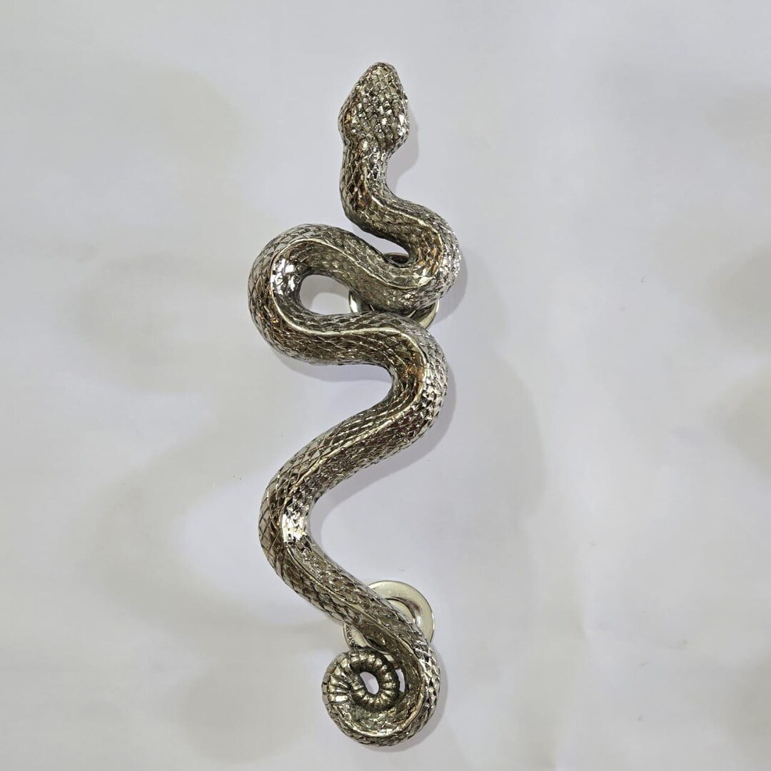Rattle Snake Left Side 40 Cm Old Style Snake Door Pull Handles Hidden ...