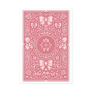 Playing Cards - Pink Girly Design, Deck of Cards, Card Game Accessories ...