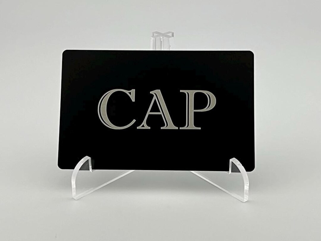 Laser Engraved “CAP” Card – Hilarious Lie Detector Gift for Friends ...