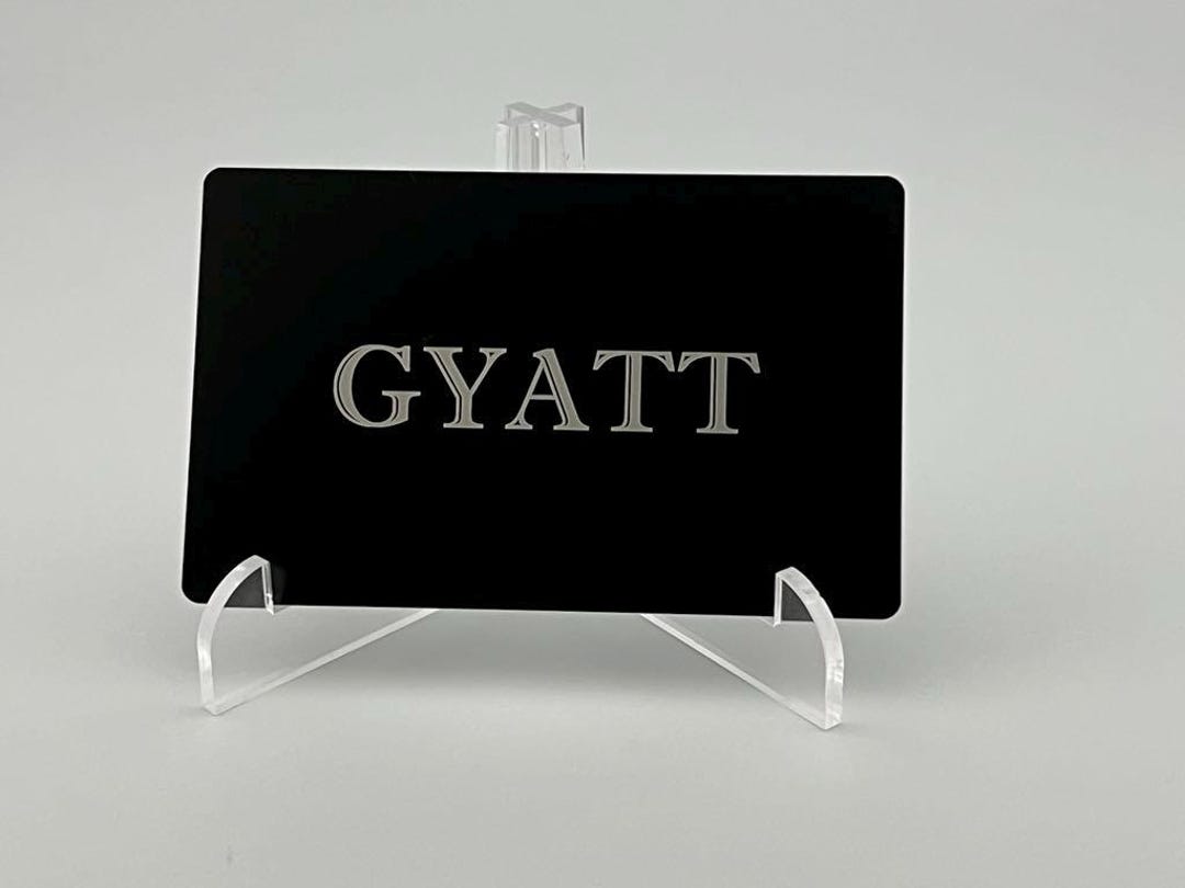 The "gyatt" Meme Definition Card – Wallet-sized Metal Slang Gift for ...