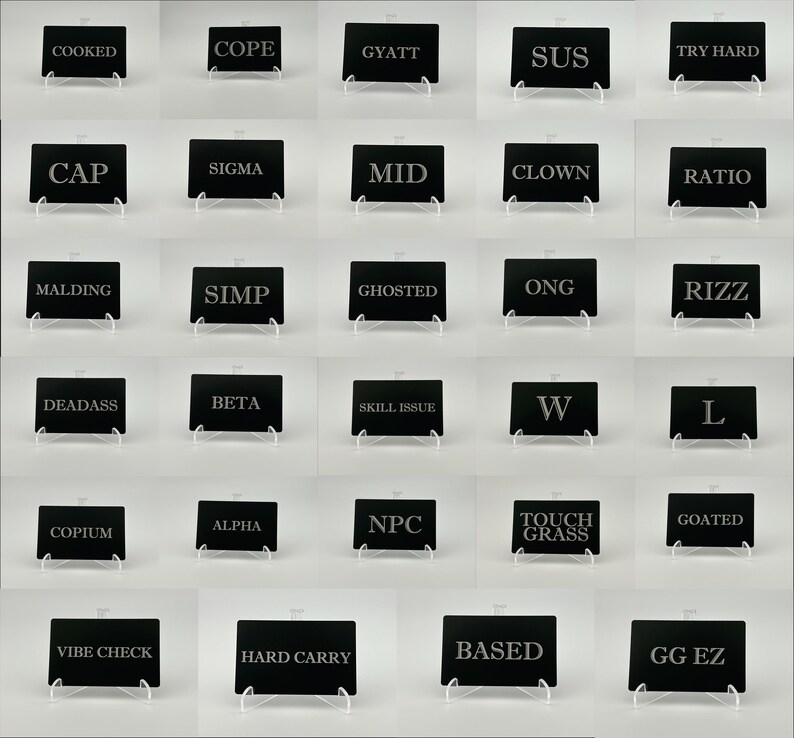 The "touch Grass" Card – Funny Meme Slang Card | Internet Culture Gag ...