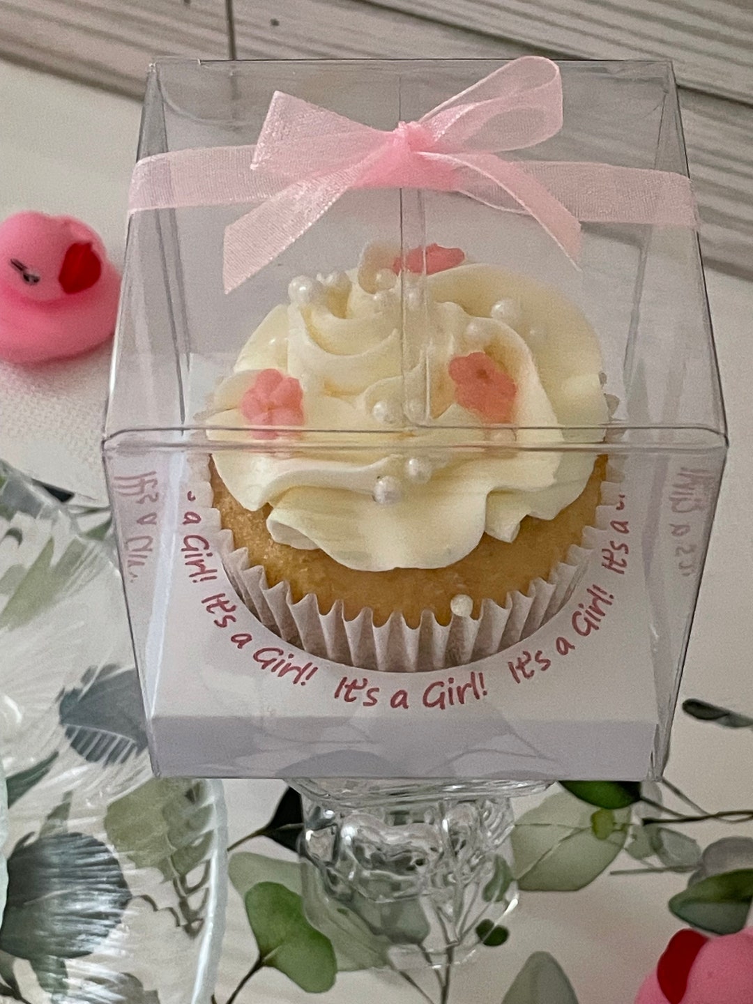 Baby Girl Shower Cupcake Favor Kit for Baby Shower Favor, Party Favor ...