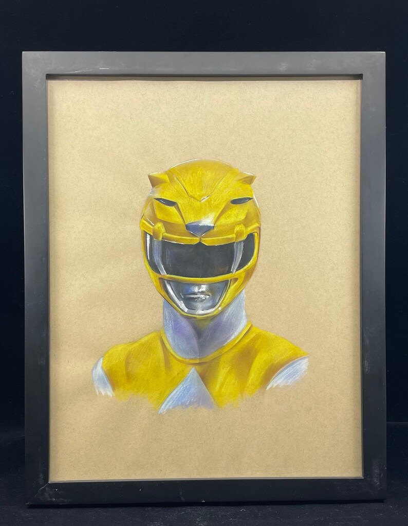 Yellow Mighty Morphin Power Ranger - Etsy