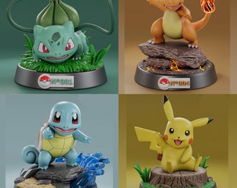 Figure 4 Pokemon - STL File for 3D Print - Etsy