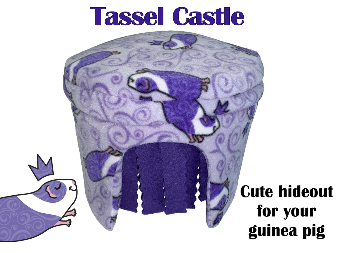 Tassel Castle, Hide-out, Hidey for Guinea Pigs, Ferrets, Hedgehogs ...