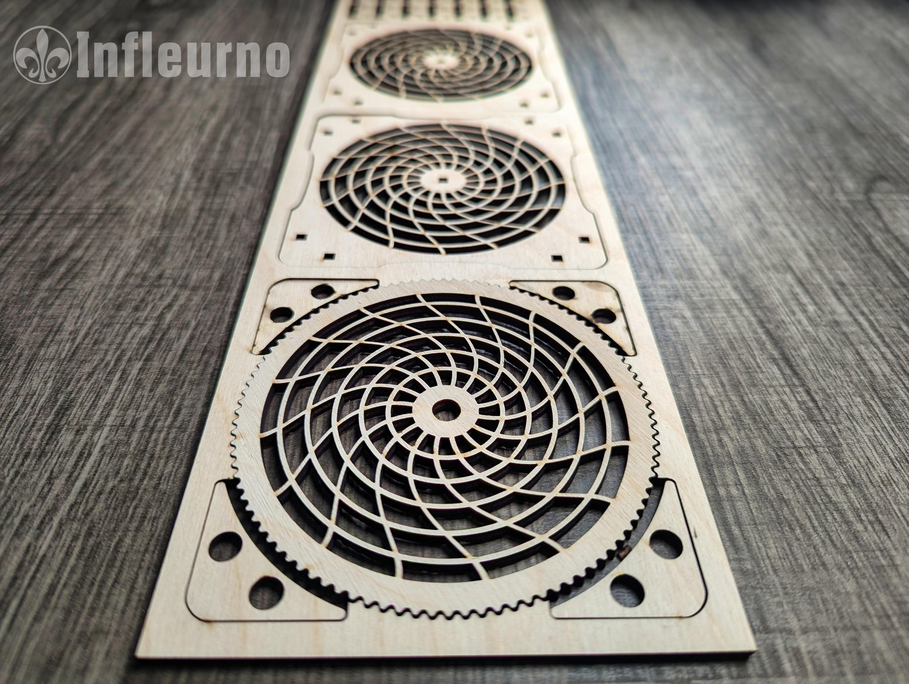 Kinetic Coaster 01 Fidget Spinner Digital Laser Cut Files SVG LBRN - Etsy