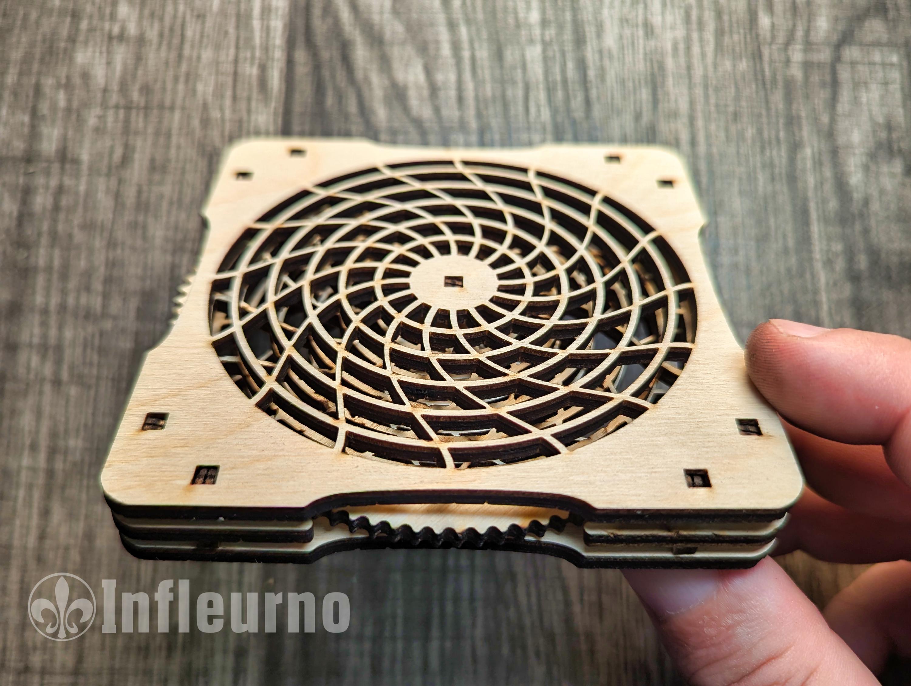 Kinetic Coaster 01 Fidget Spinner Digital Laser Cut Files SVG LBRN - Etsy