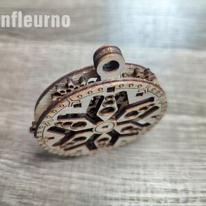 Kinetic Christmas Ornament 01 Fidget Spinner Digital Laser Cut Files ...