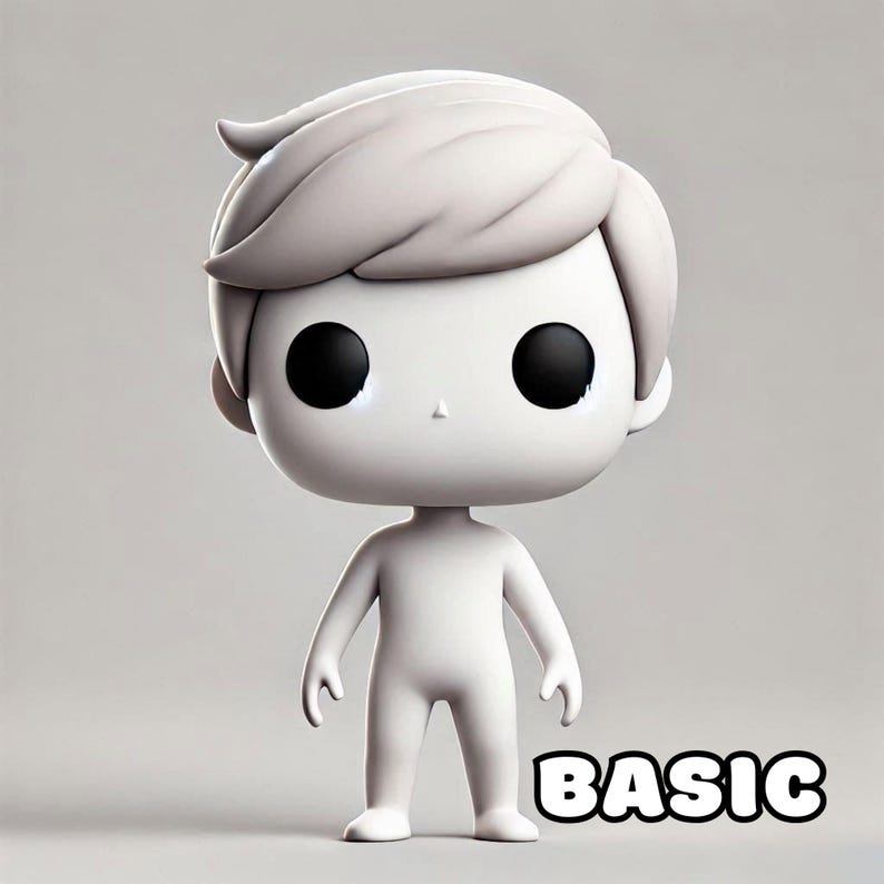 CUSTOM Funko Pop, 3D Design, 2D to 3D, Custom 3D Modeling,convert Image ...