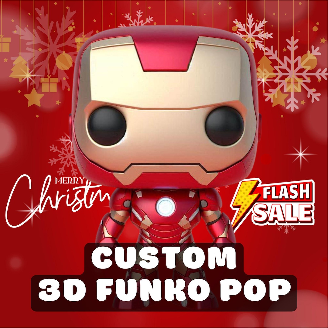 CUSTOM Funko Pop, 3D Design Service, 2D to 3D, Custom 3D Modeling ...