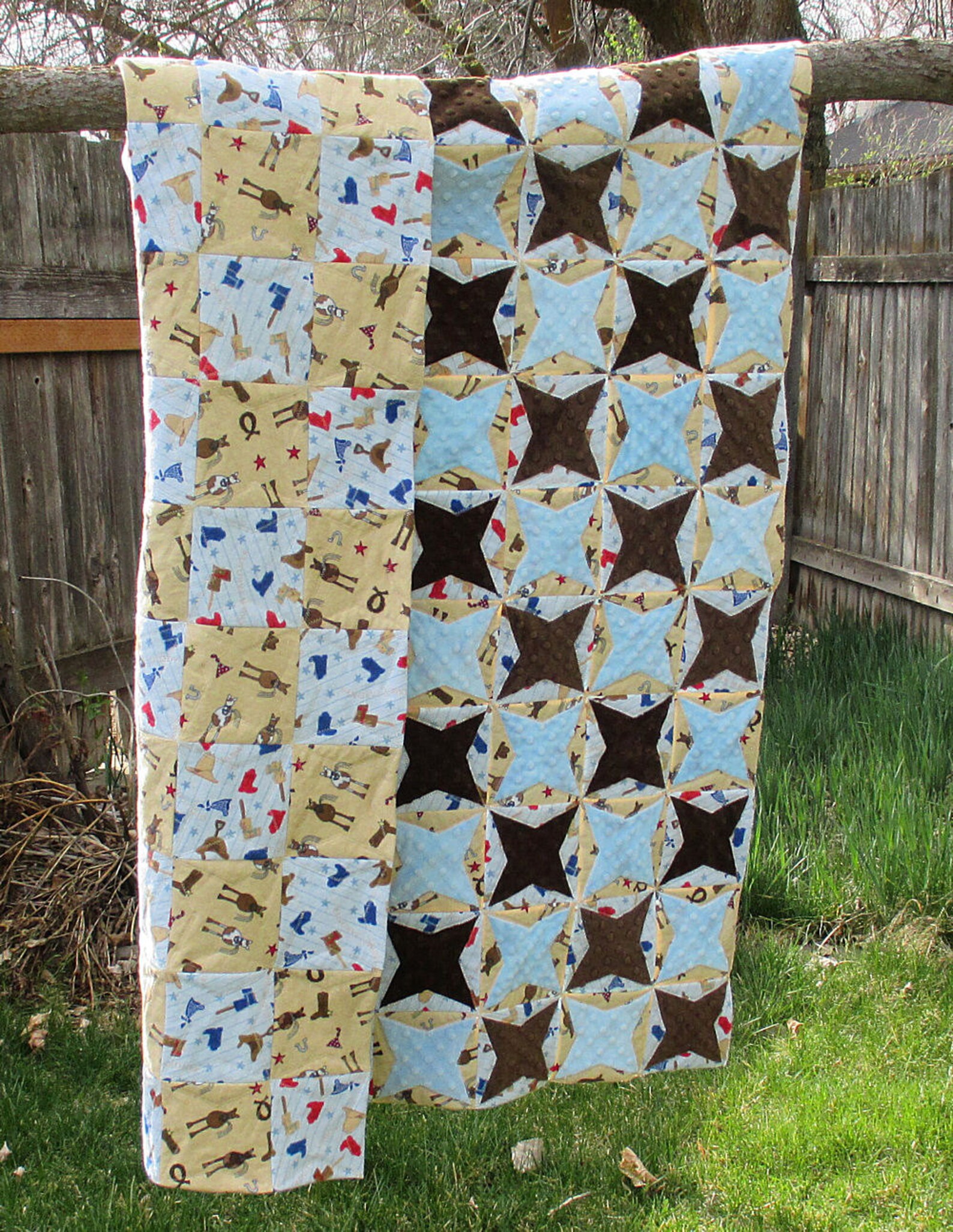 Denim Stars Quilt Pattern pdf Download | Etsy