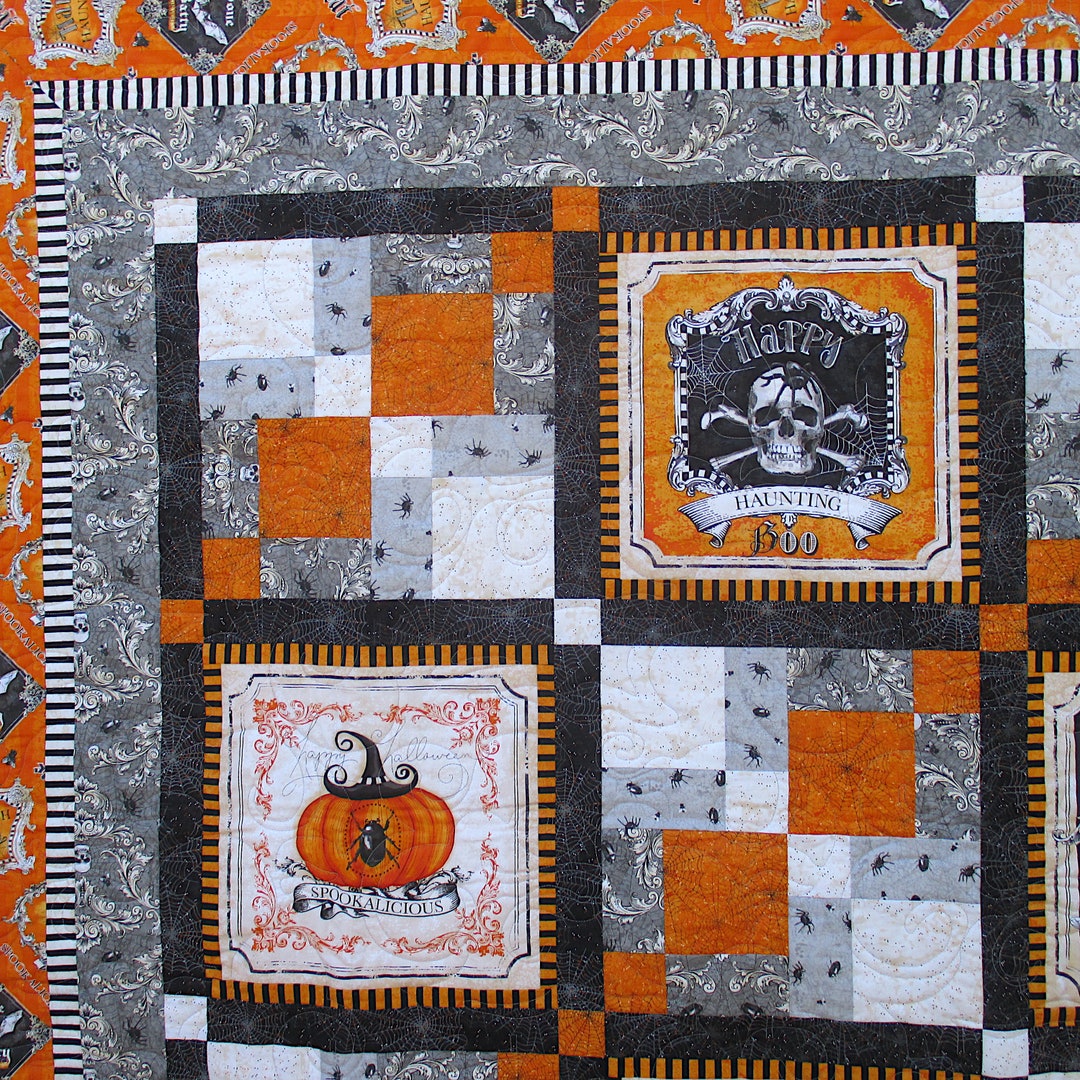 Gone Batty Halloween Quilt / Wall Hanging - Etsy