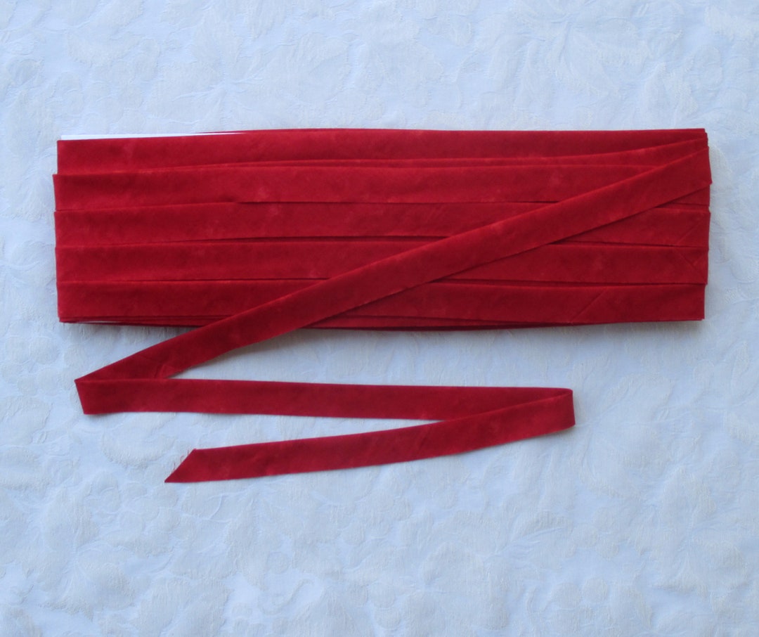 Pre-made Bias Binding Sandy's Solids Red by Moda -- Cut 2 1/4" Wide - Etsy