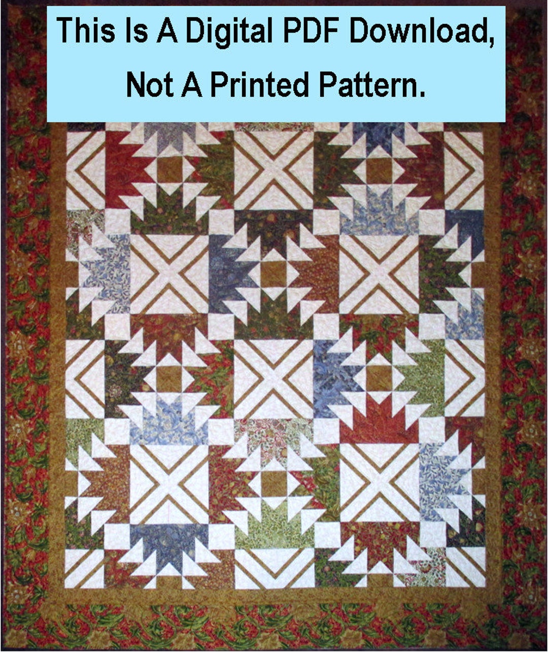 Mountain Pathways Quilt Pattern / PDF Digital Pattern Download - Etsy