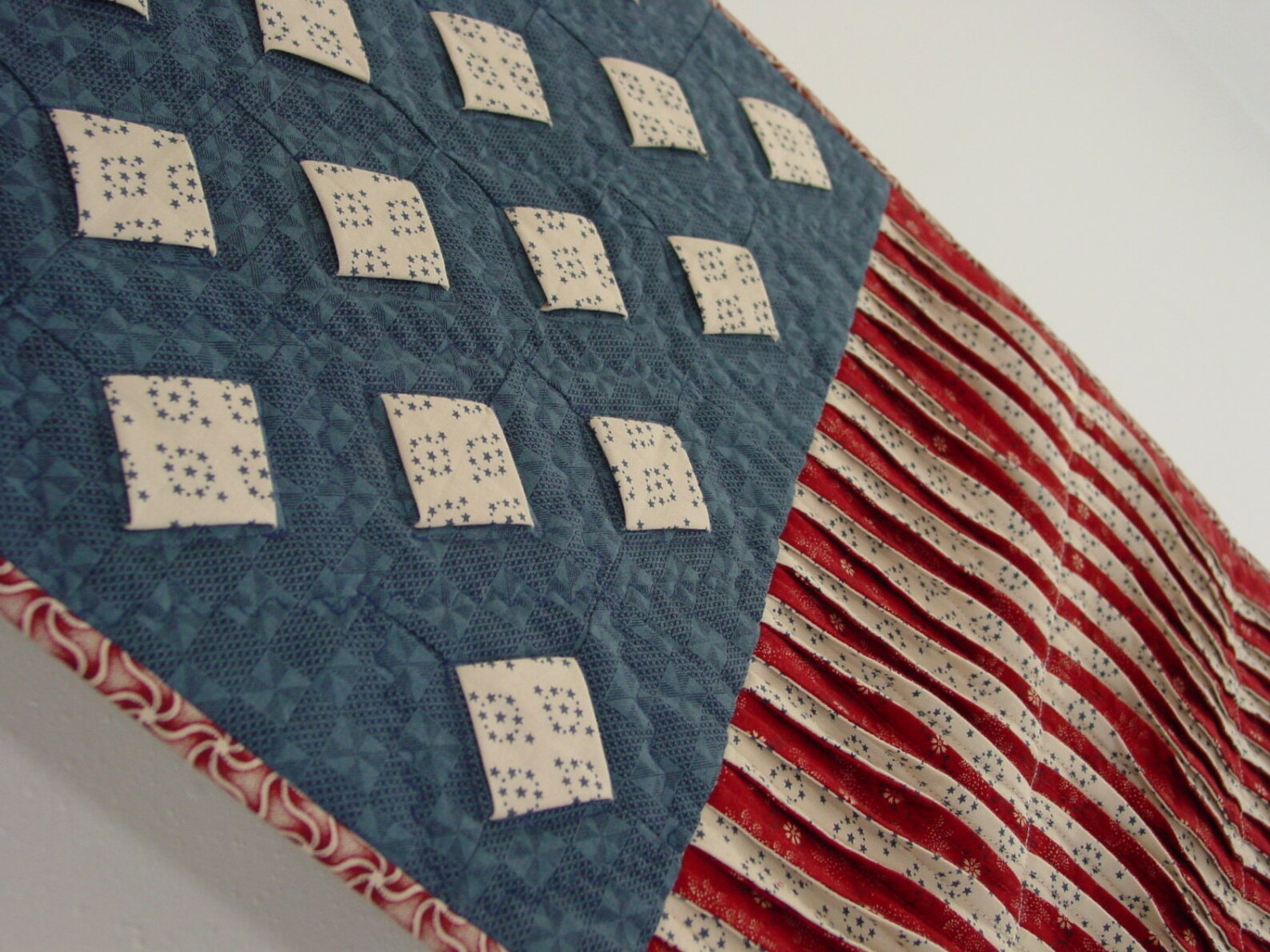 Patriotic 3-D Banner Quilt Pattern / PDF Digital Pattern Download - Etsy