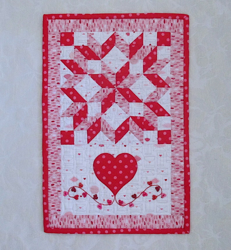 Carpenter's Wheel Valentine Little Ditty for February / Printed Paper ...