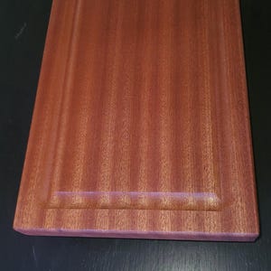 Sapele Wood Cutting Board - Etsy