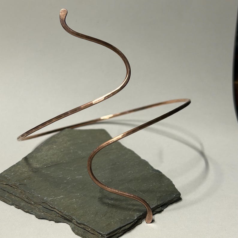 Upper Arm Cuff Torc - 12” Sexy Copper Serpent Armlet Armband - Etsy