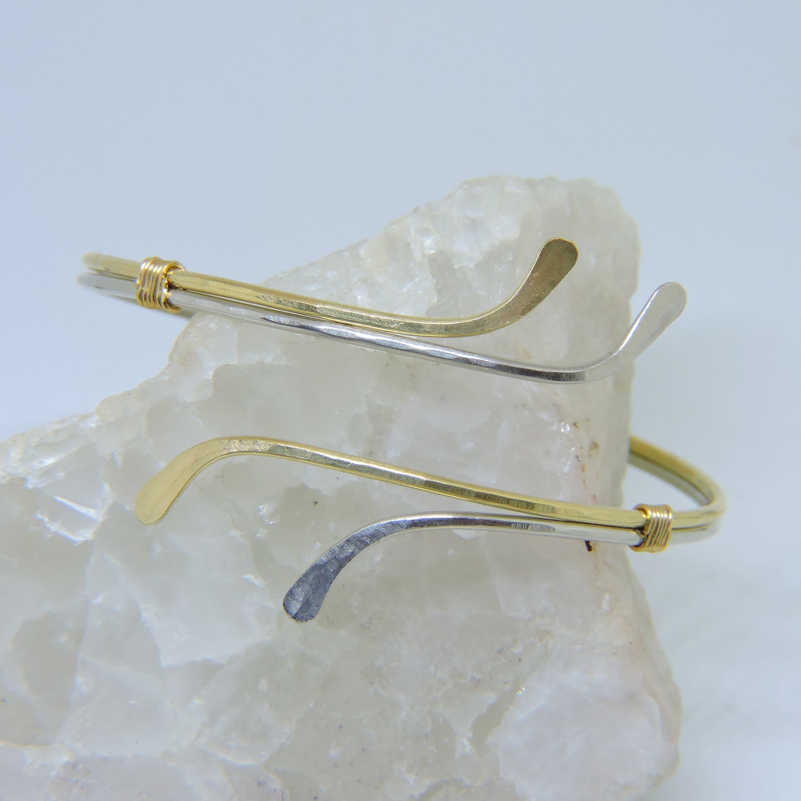 Mixed Metal Armlet Upper Arm Bracelet Upper Arm Cuff Gold Armband ...