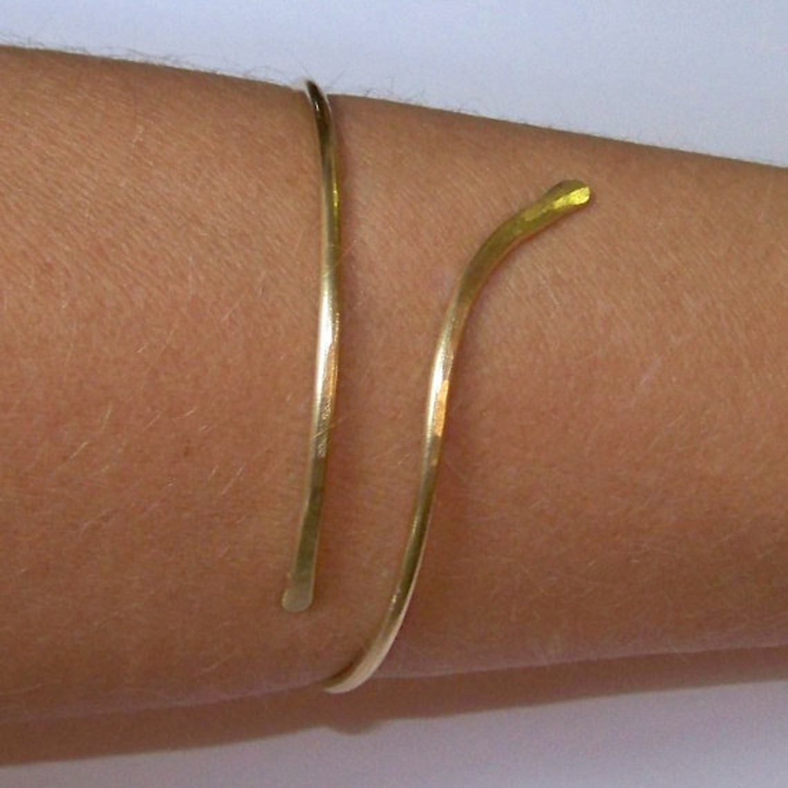 LOWER Armlet Minimalist Armband Lower Arm Cuff Made to - Etsy