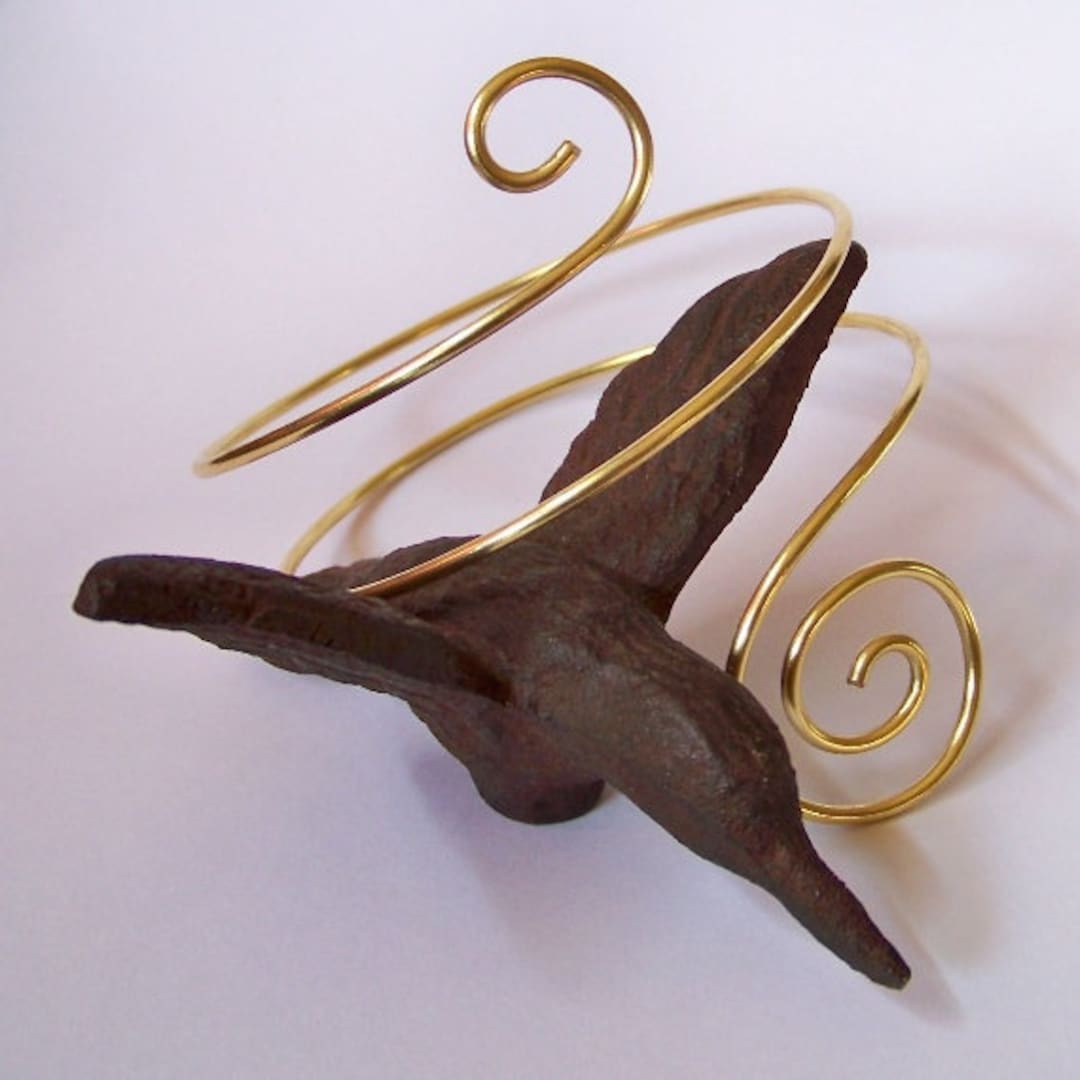 Armlet Armband Upper Arm Bracelet Smooth Gold Arm Band Arm Torc Upper ...