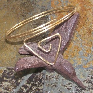 Armlet Upper Arm Jewelry - Single Triangle Armband - Upper Arm Bracelet ...