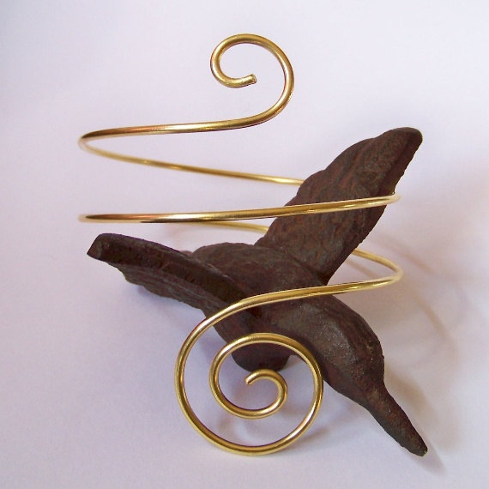 Armlet Armband Upper Arm Bracelet Smooth Gold Arm Band Arm Torc Upper ...