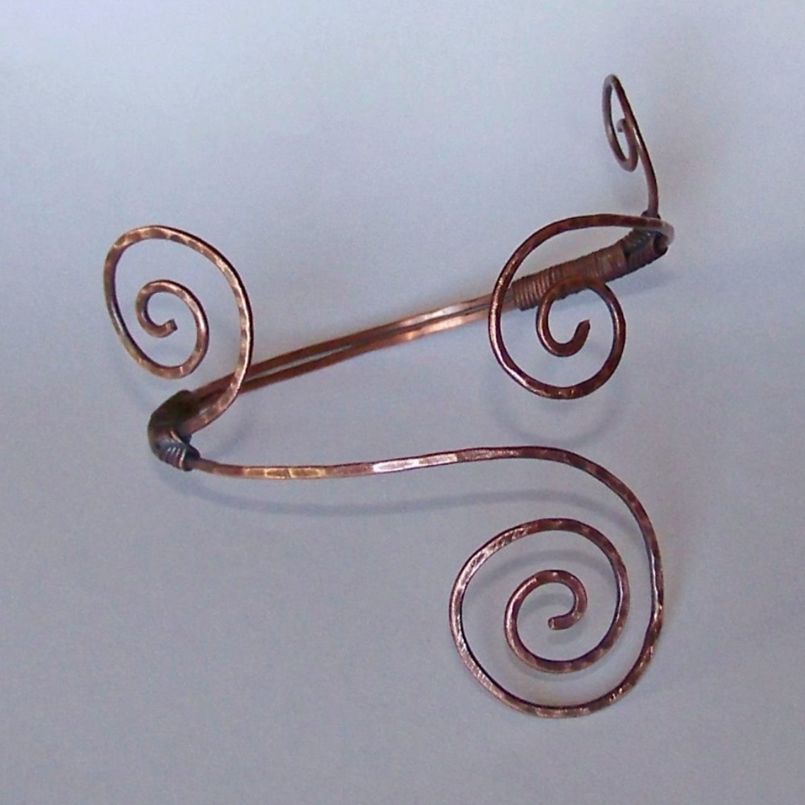 Copper Armlet Armband Upper Arm Cuff Multiple Swirl - Etsy