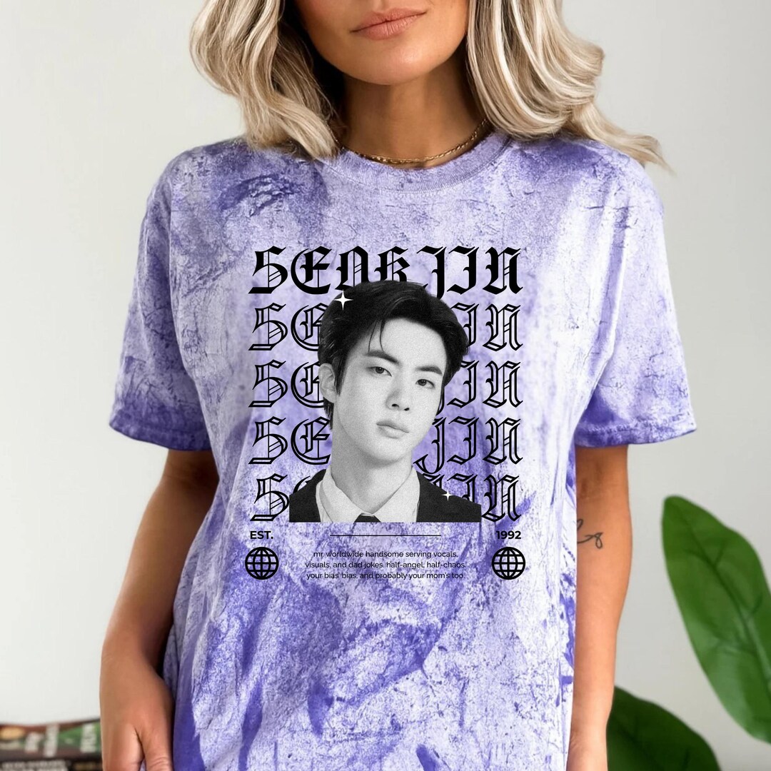 JIN BTS Shirt, Run Seokjin Ep Tour Concert Tshirt, Seokjin Bangtan Tee ...