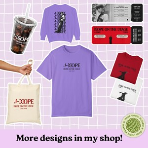 Jhope Hope on the Stage Embroidered Hat BTS Merch J Hope Cap Custom ...