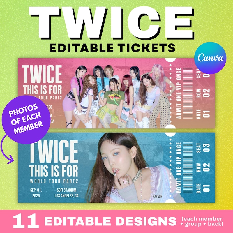 Twice This is for World Tour Merch - Etsy