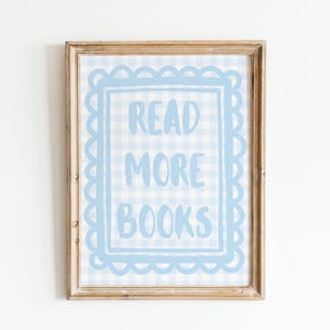 Read More Books Blue Classroom Decor Poster Teacher Classroom Decor ...