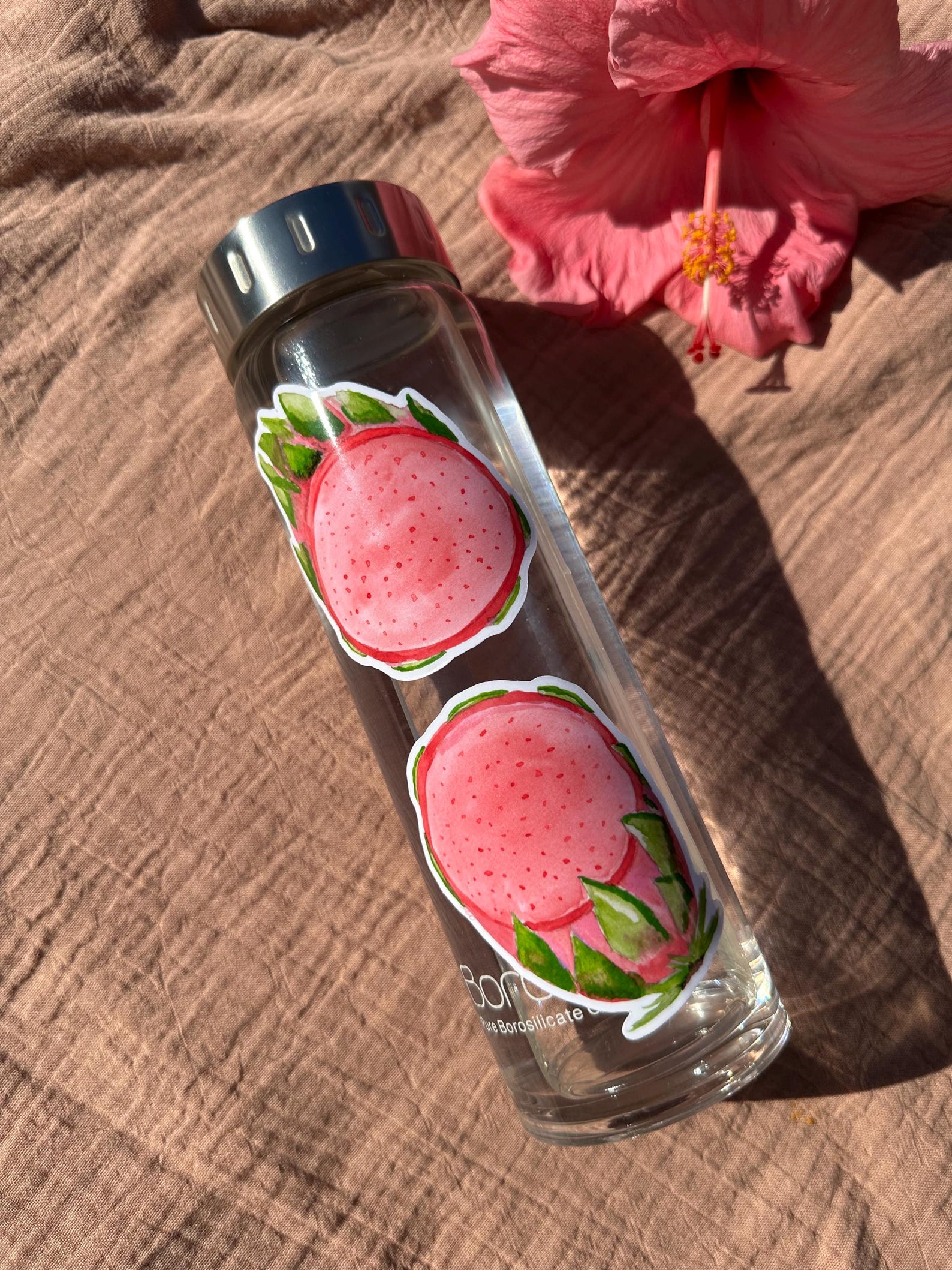 Hand-drawn Dragon Fruit Sticker: Waterproof Tropical Fruit Design - Etsy