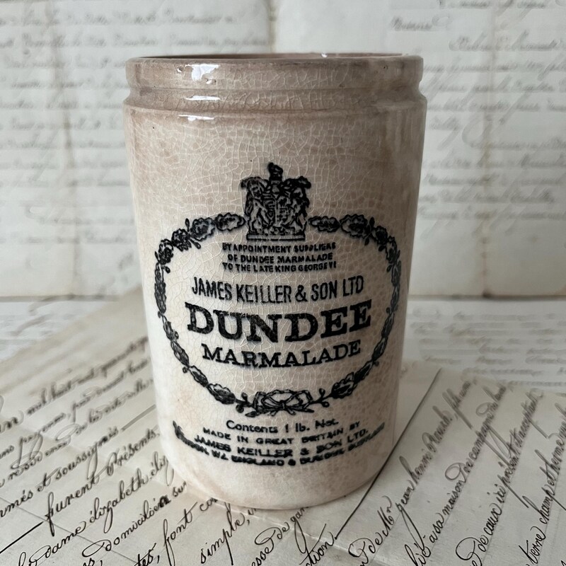 Dundee Marmalade Jar - Etsy