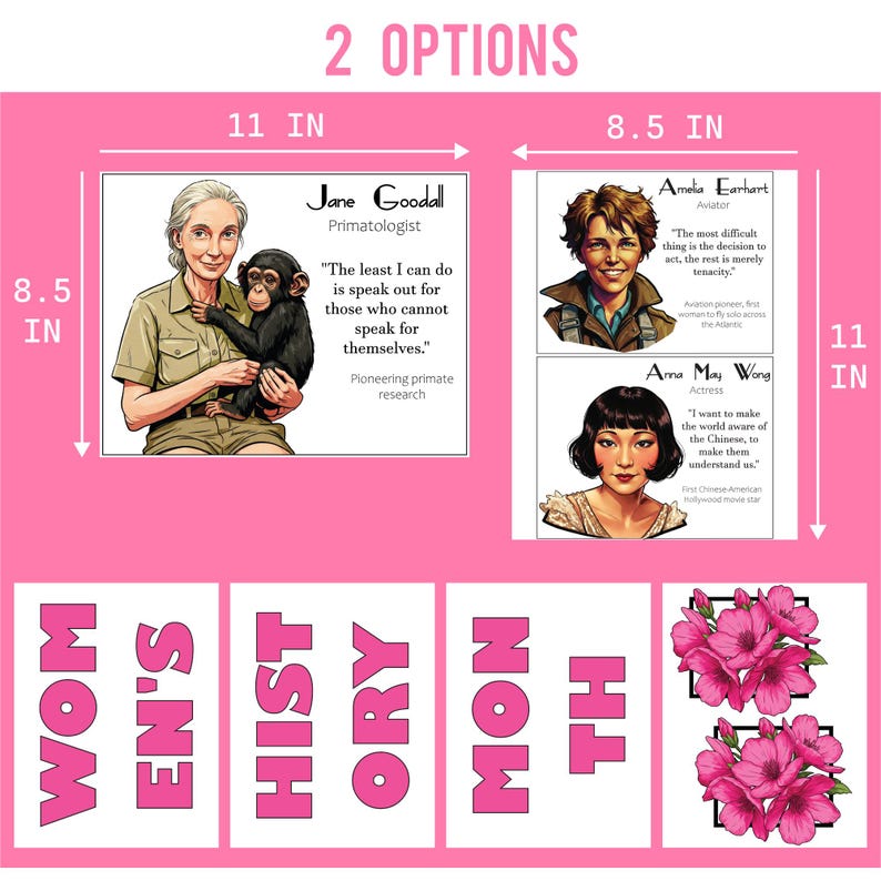 Women's History Month Posters: Classroom Bulletin Board Decor (digital ...