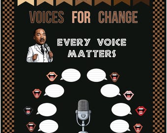 Martin Luther King JR Bulletin Board Kit | MLK Day | Activities ...