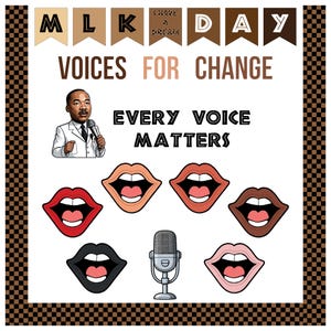 Martin Luther King JR Bulletin Board Kit | MLK Day | Activities ...