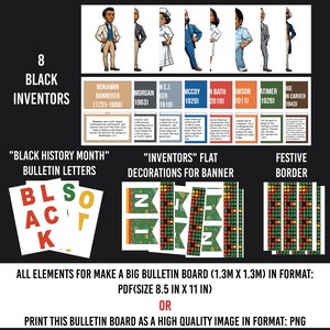 Black History Month Bulletin Board Kit | African American Famous ...