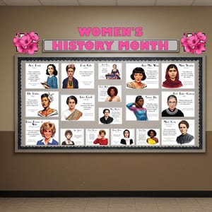Women's History Month Posters: Classroom Bulletin Board Decor (digital ...