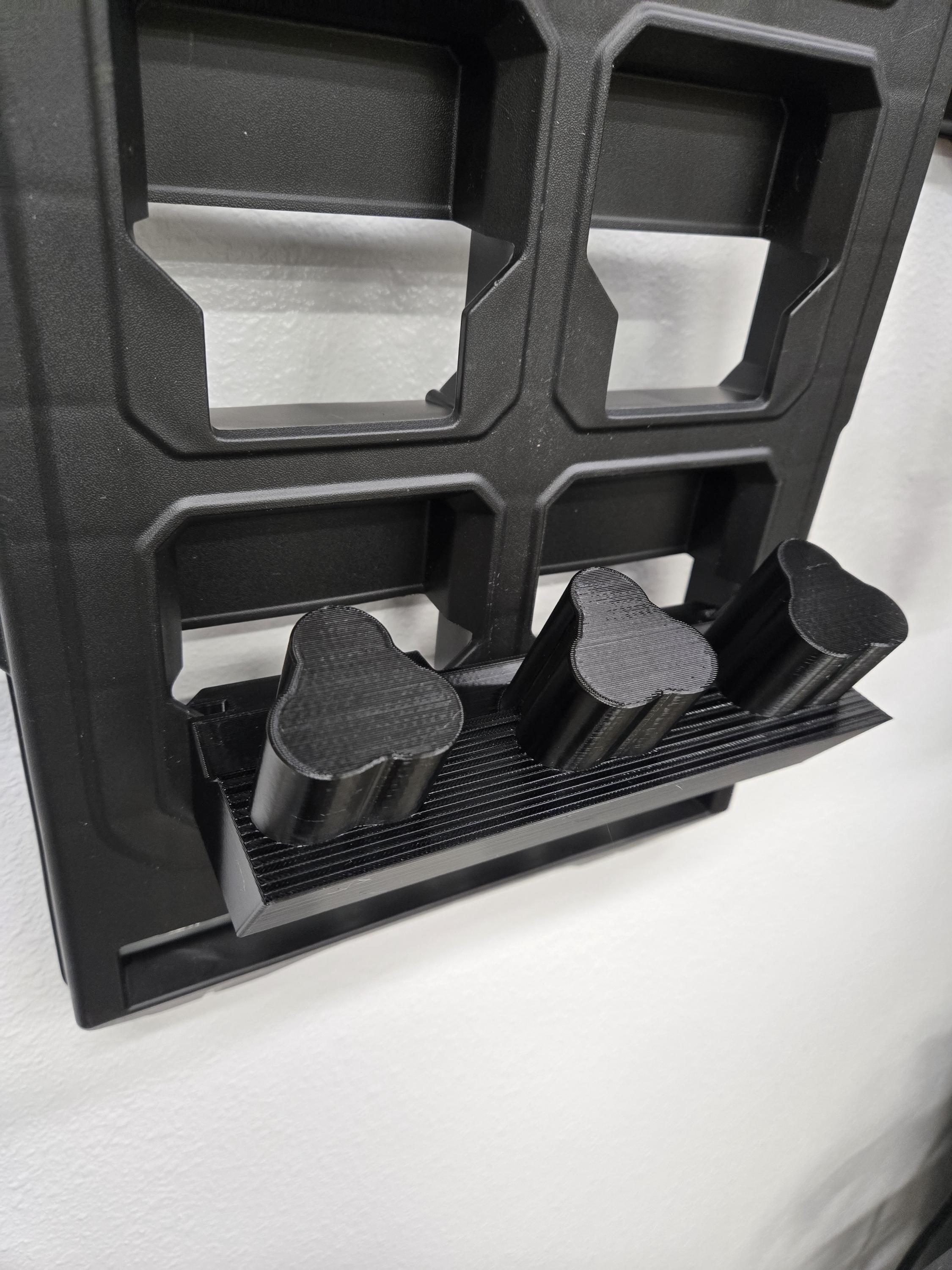 TATR (triple Angled Tool Restraint) for Milwaukee M12 Tools on Packout ...