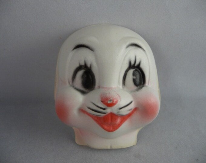 Vintage Plastic Bunny Face Front for Doll Making or Easter Crafts - Etsy