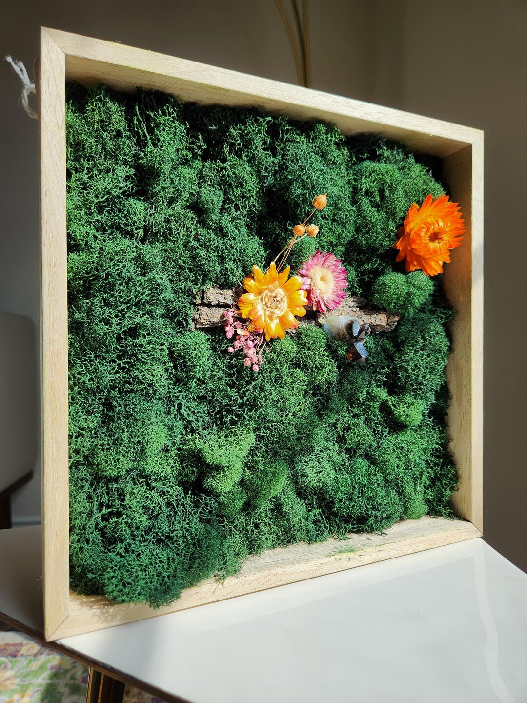 Edged Mossy Frame - Etsy
