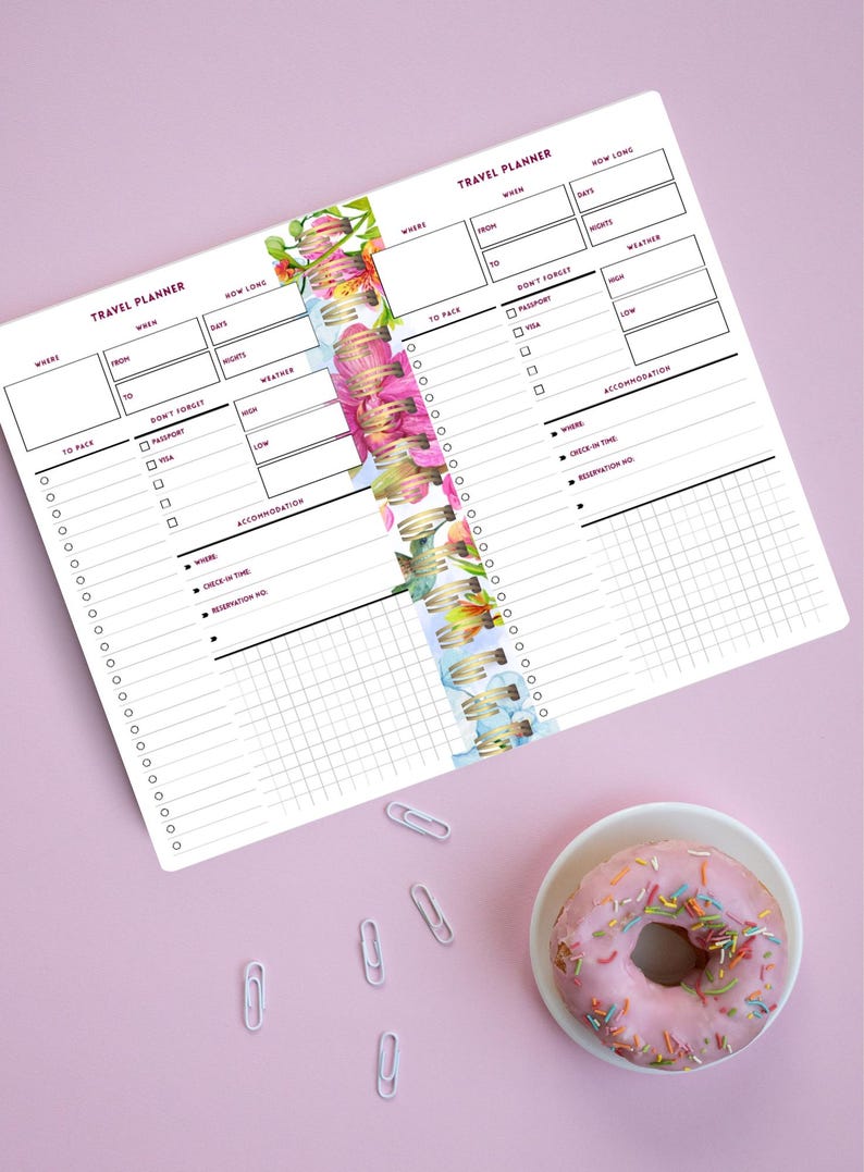Personalized Hummingbird Planner, Weekly Monthly, Gold Spiral - Etsy