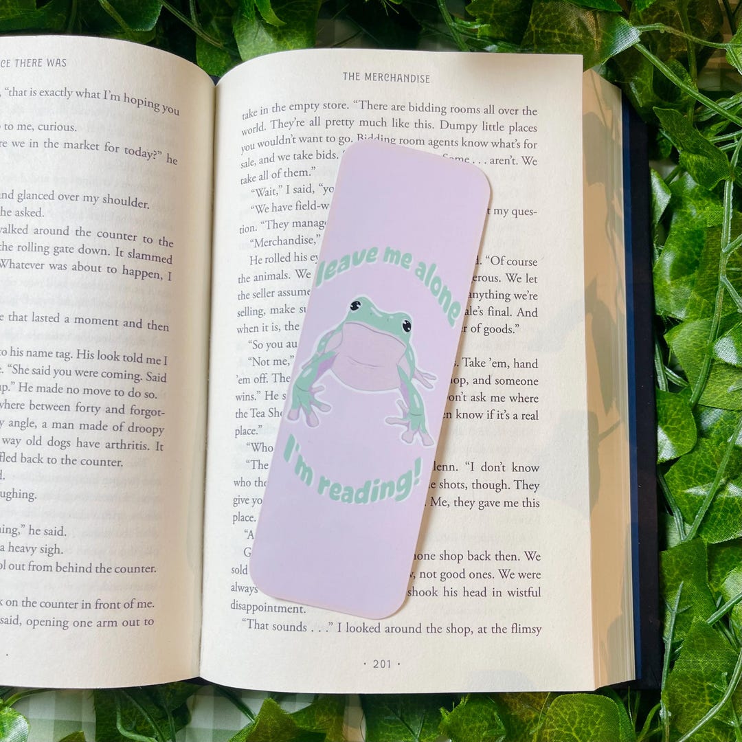 White's Tree Frog Bookmark | Funny Book Lover Gift - Etsy