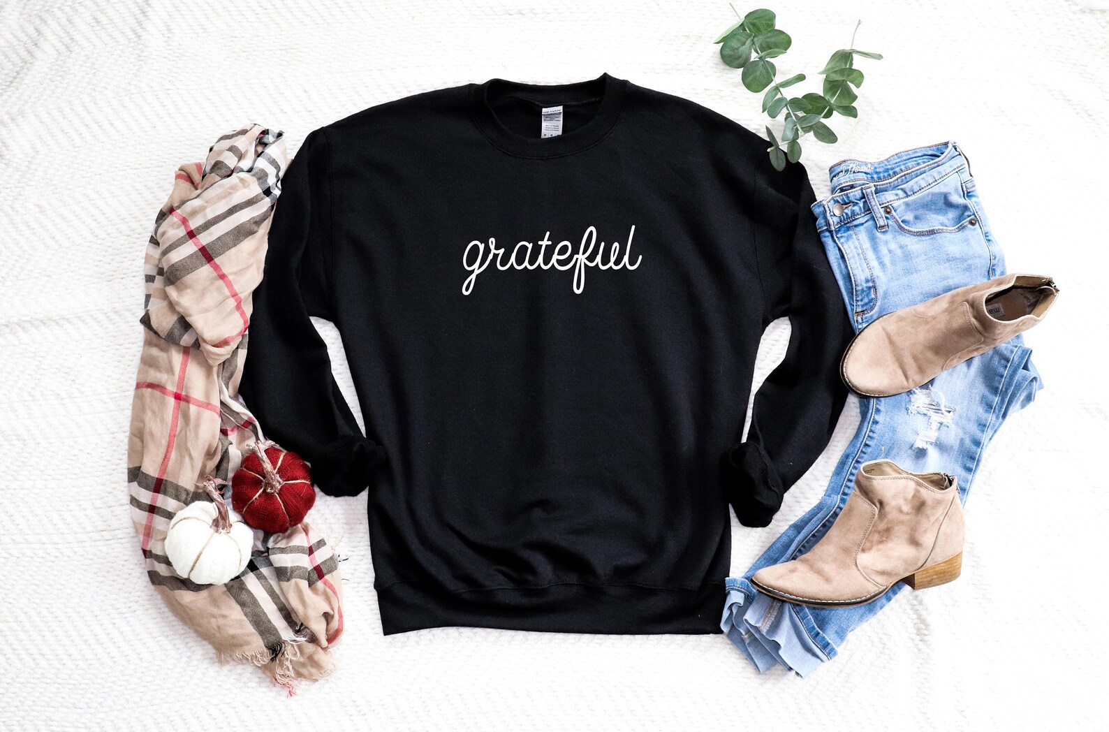 Grateful | Super Soft Sweatshirt | Thanksgiving Sweatshirt | Women's ...