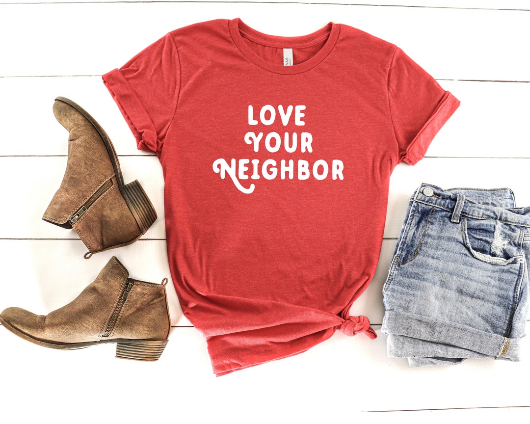 The KINDNESS Collection Love Your Neighbor Graphic T-shirt Women's ...