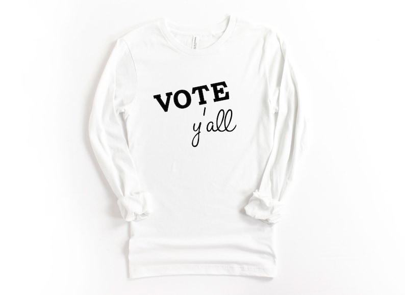 Vote Y'all T-shirt 2020 Election Shirt Women's | Etsy
