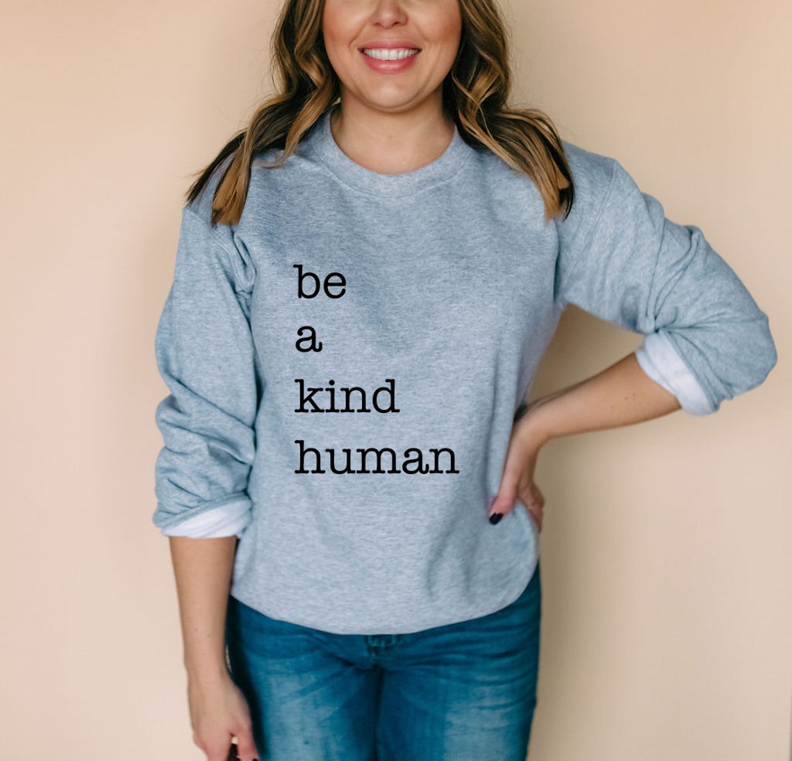 The KINDNESS Collection Be a Kind Human Sweatshirt - Etsy