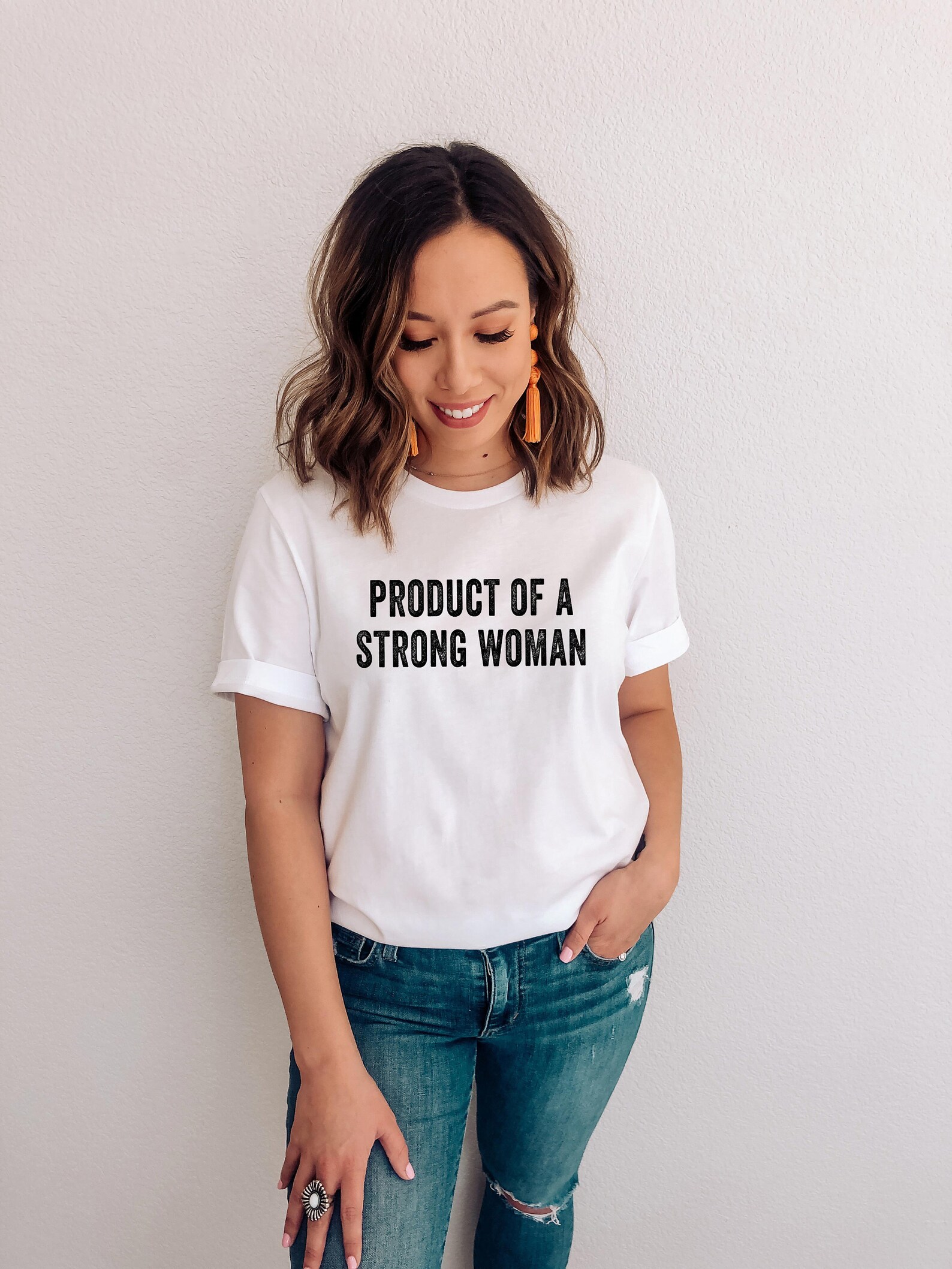 Product of a Strong Woman T-shirt | Graphic Tee | Strong Woman Shirt ...