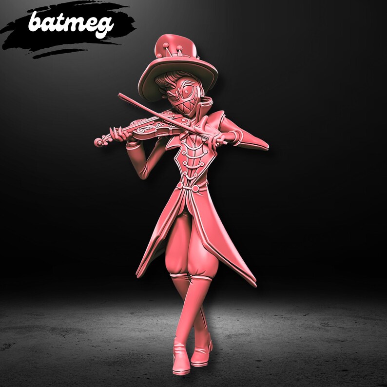 Lucifer Figure, Hazbin Hotel Stl 3D Printing, Lucifer Stl 3D Model ...